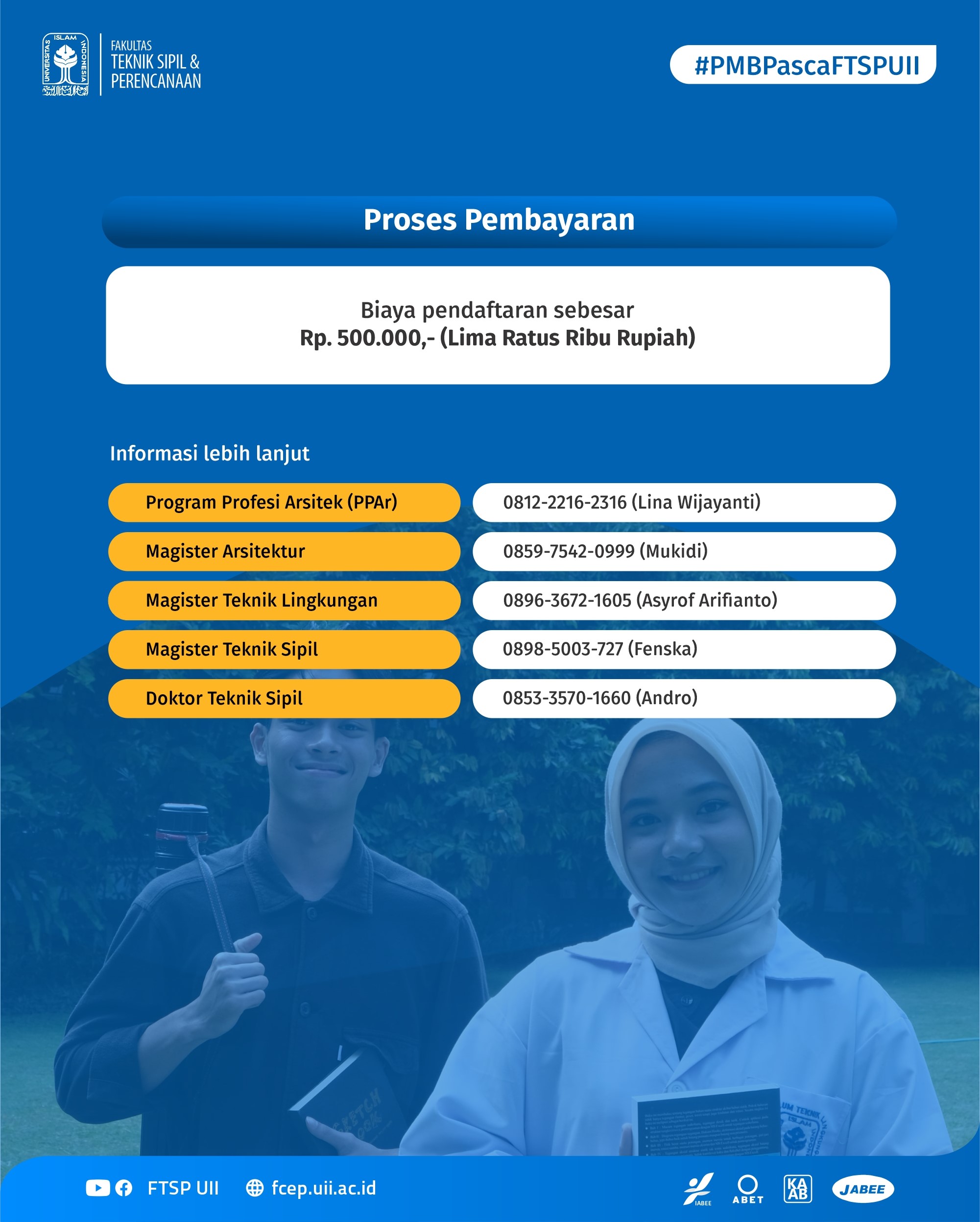 PMB PASCA - Fakultas Teknik Sipil dan Perencanaan - Universitas Islam ...